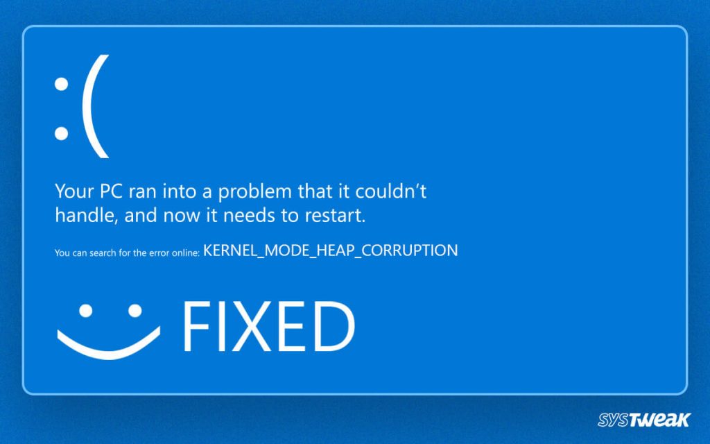 Stop Code Kernel Mode Heap Corruption Error in Windows 11/10