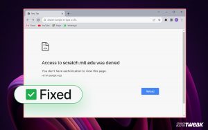 Error: You Don’t Have Authorization to View this Page - FIXED!