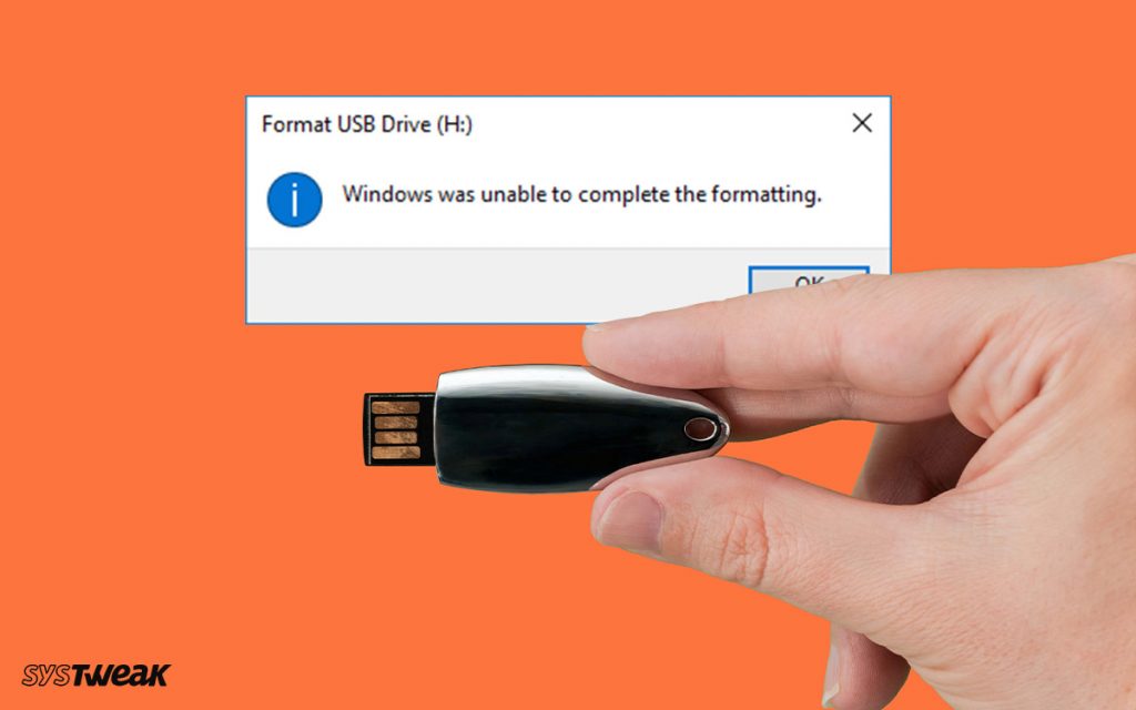 FIXED! Can’t Format USB Flash Drive Error on Windows