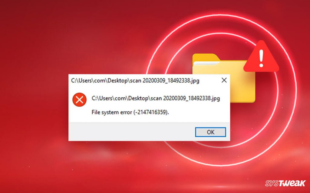 10 Ways To Solve File System Errors In Windows
