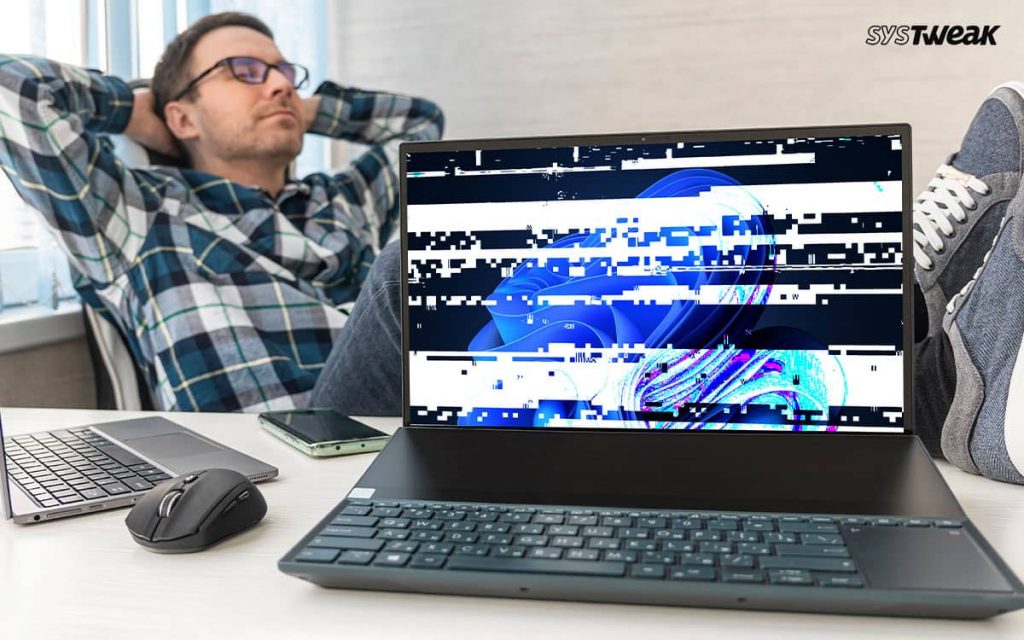 Resolved - Black And White Squares On The Computer Screen